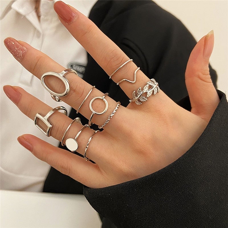 Pack 11 Vintage Silver Rings – Lydieannejewelry